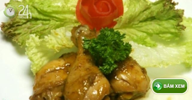 Đùi gà rôti nước cốt dừa đậm đà, béo ngậy ăn là mê!