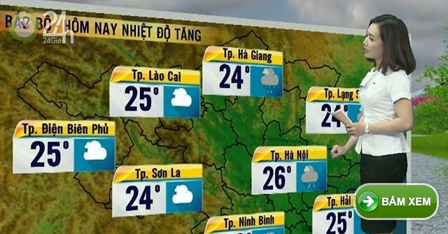 Dự báo thời tiết VTV 24/4: Nam Bộ tiếp tục có mưa dông